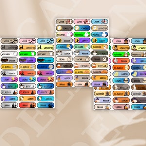 Editable Printable Halloween Theme School Supply Labels / Daycare ...
