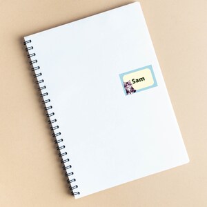 Cute Animal School Supply Labels Editable Printable / Daycare Labels ...