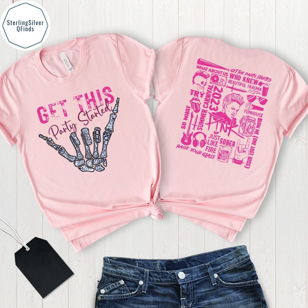 P!nk Tour Get This Party Started Shirt, P!Nk Tour 2023, P!Nk Concert ... P!nk Tour Get This Party Started Shirt, P!Nk Tour 2023, P!Nk Concert ...