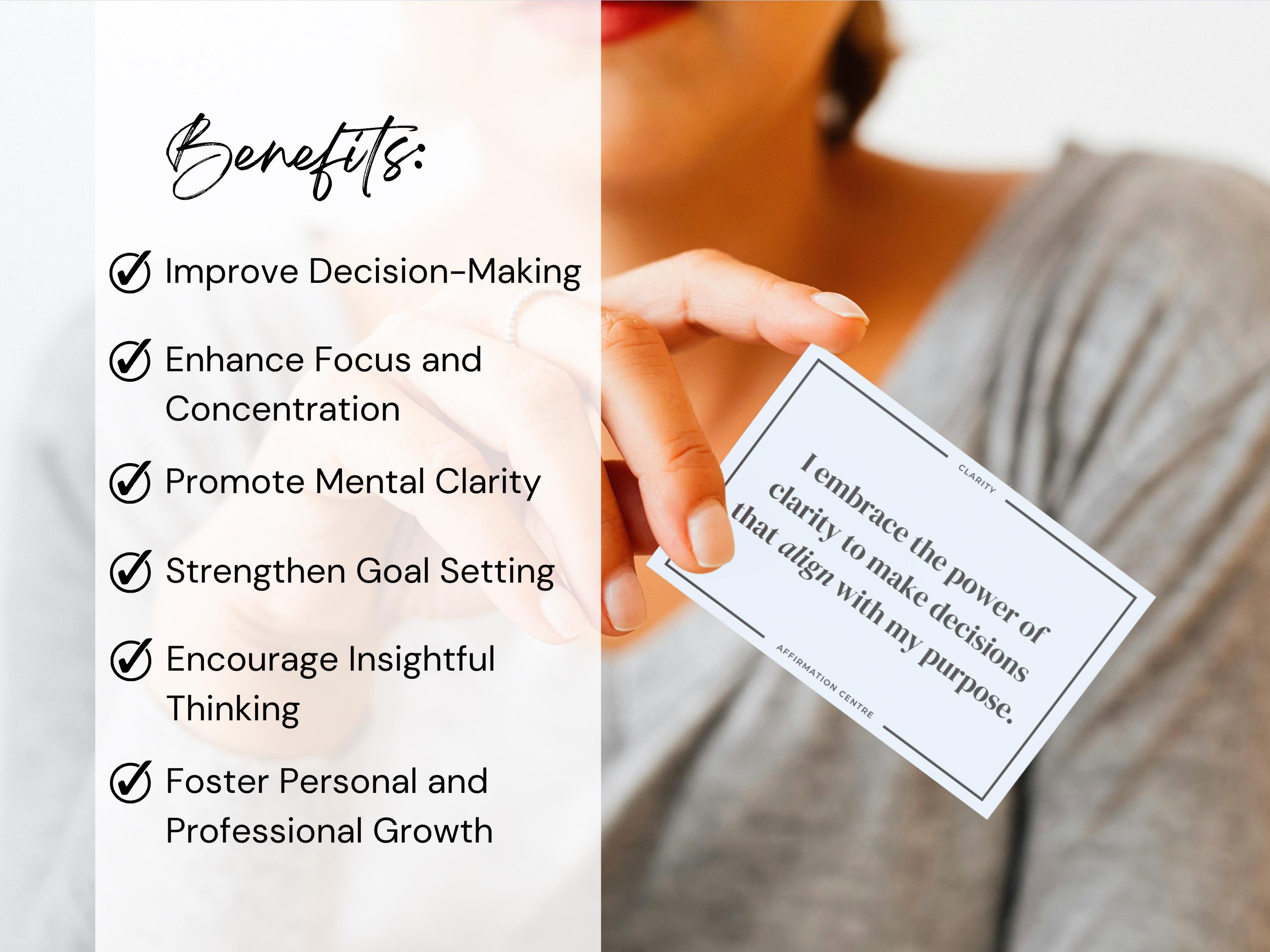 50 Clarity Affirmation Cards Printable - Core Values - Values ...