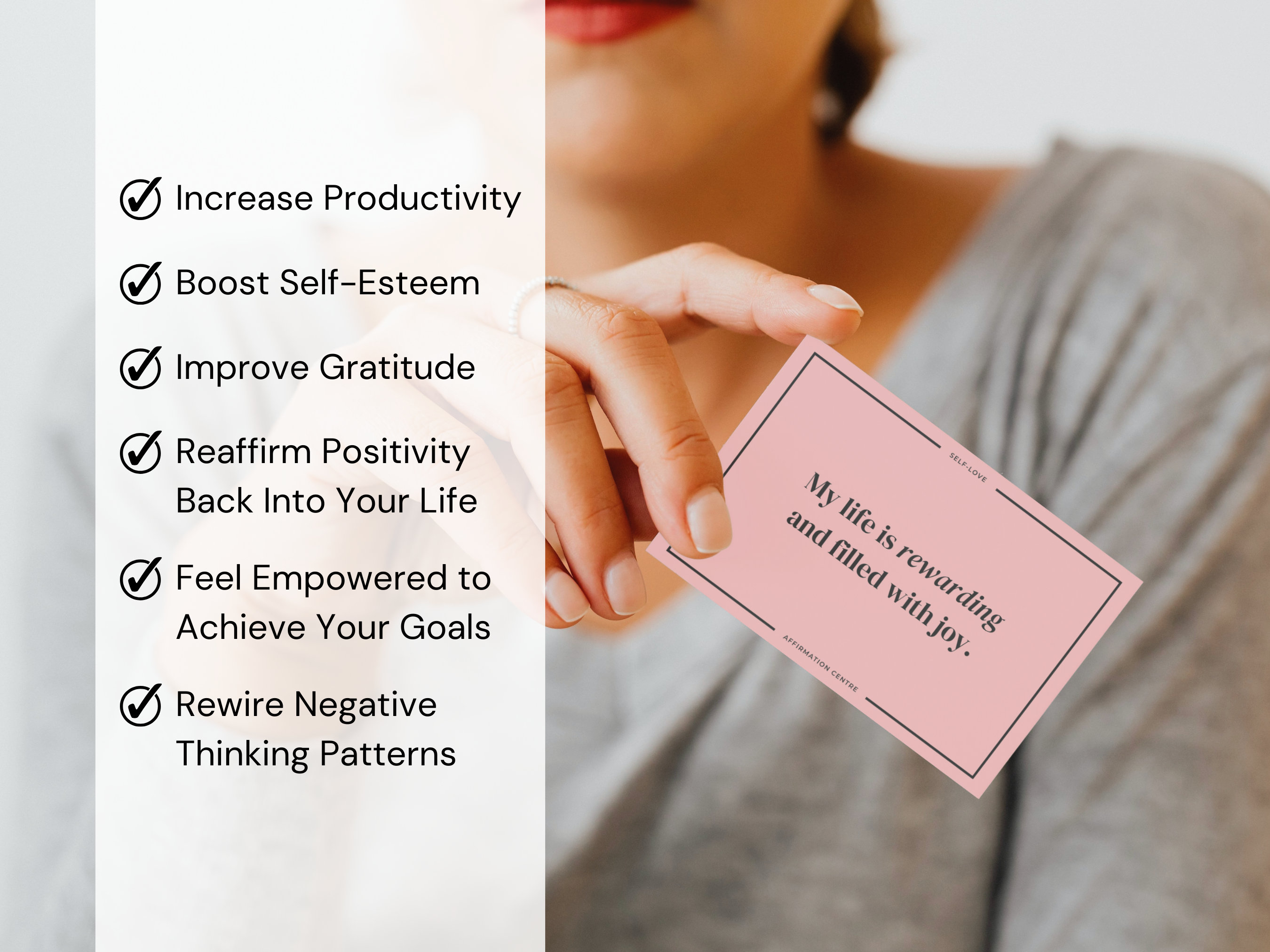 100 Self-love Affirmations Printable Manifesting Cards Positive ...