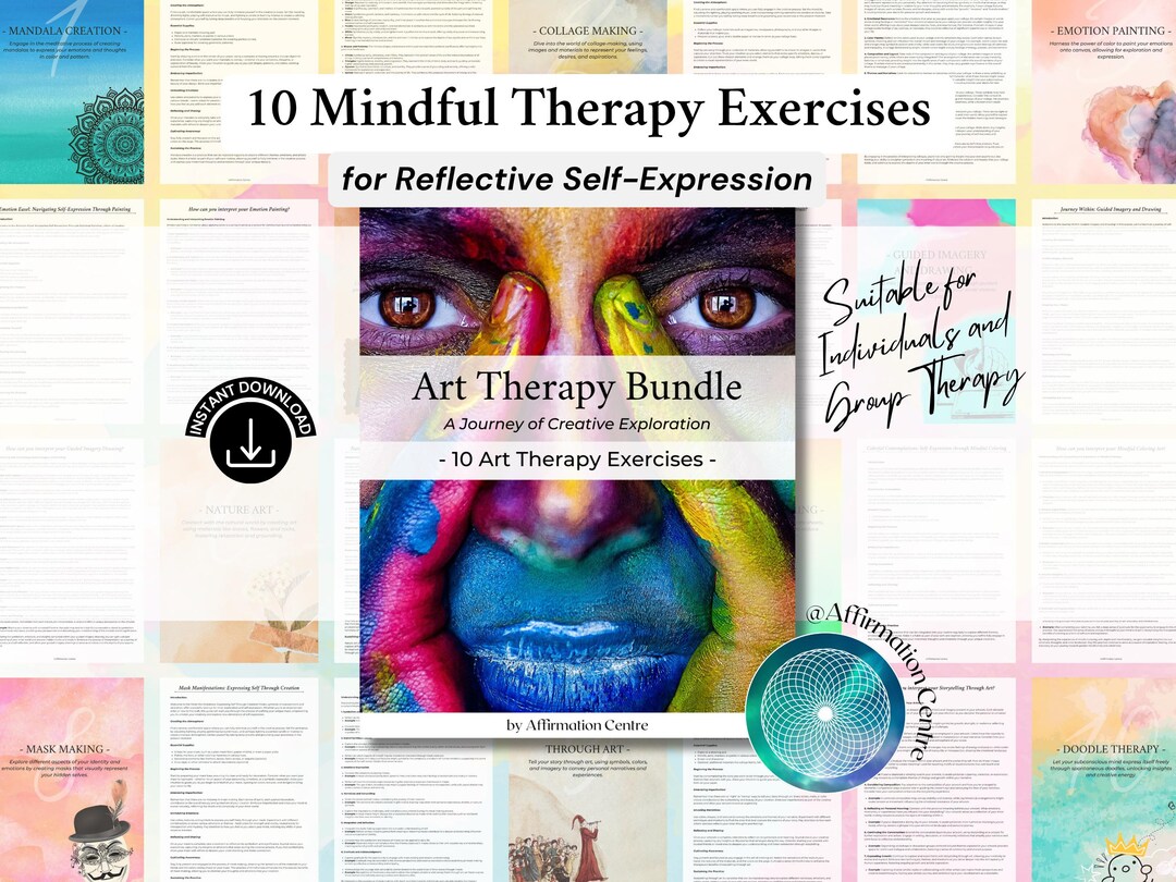 10 Art Therapy Exercises - Emotional Regulation Art Worksheets ...