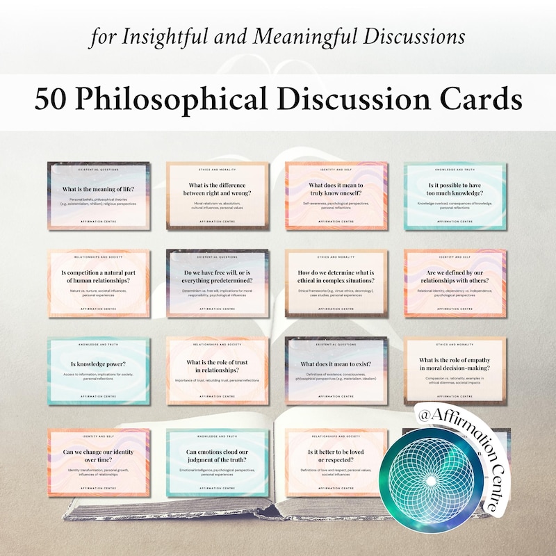 Philosophy Card Game - Etsy