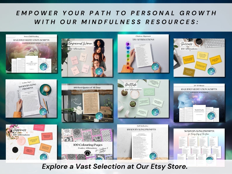 100 Success Affirmation Cards Printable Mindset Mastery Manifest ...