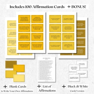 100 Success Affirmation Cards Printable - Success Manifestation ...