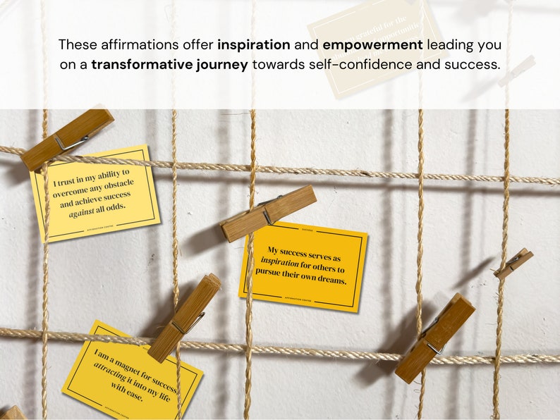 100 Success Affirmation Cards Printable - Success Manifestation ...