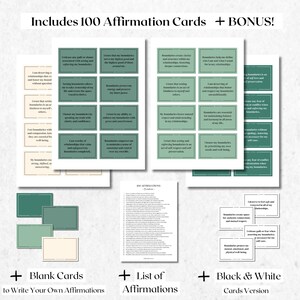 100 Personal Boundaries Affirmation Cards Printable - Boundary Setting ...