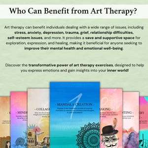 10 Art Therapy Exercises - Emotional Regulation Art Worksheets ...