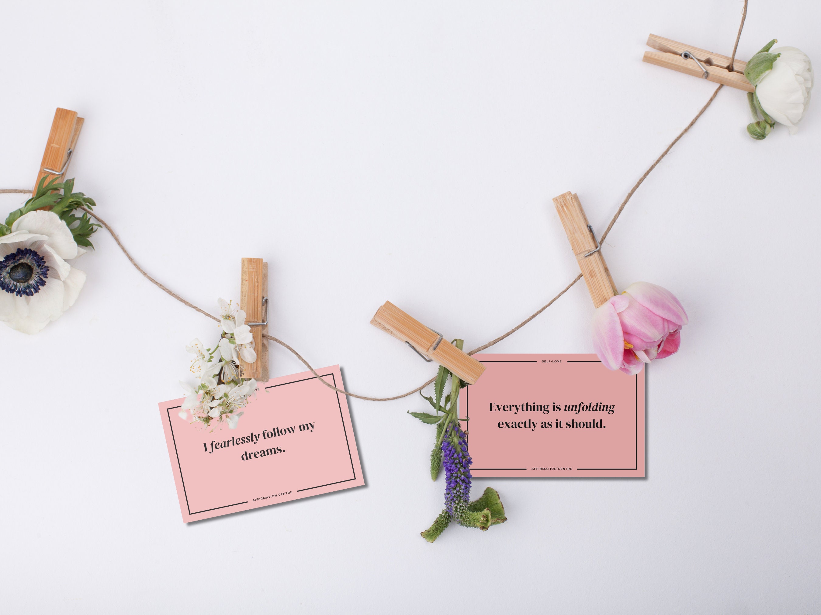 100 Self-love Affirmations Printable Affirmation Cards Horizontal ...