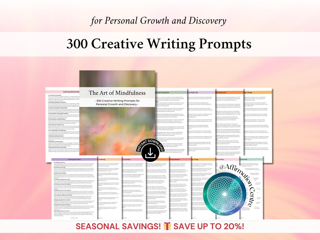 300 Creative Writing Prompts - Short Story Starters - Creative Writing ...