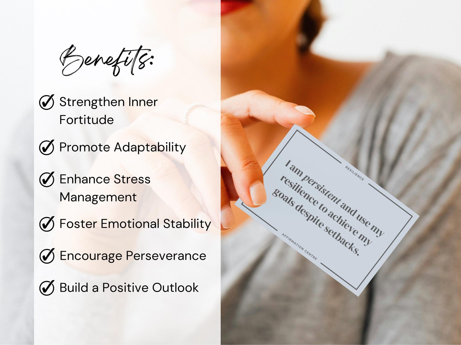 50 Mental Resilience Affirmation Cards Printable - Emotional Strength ...