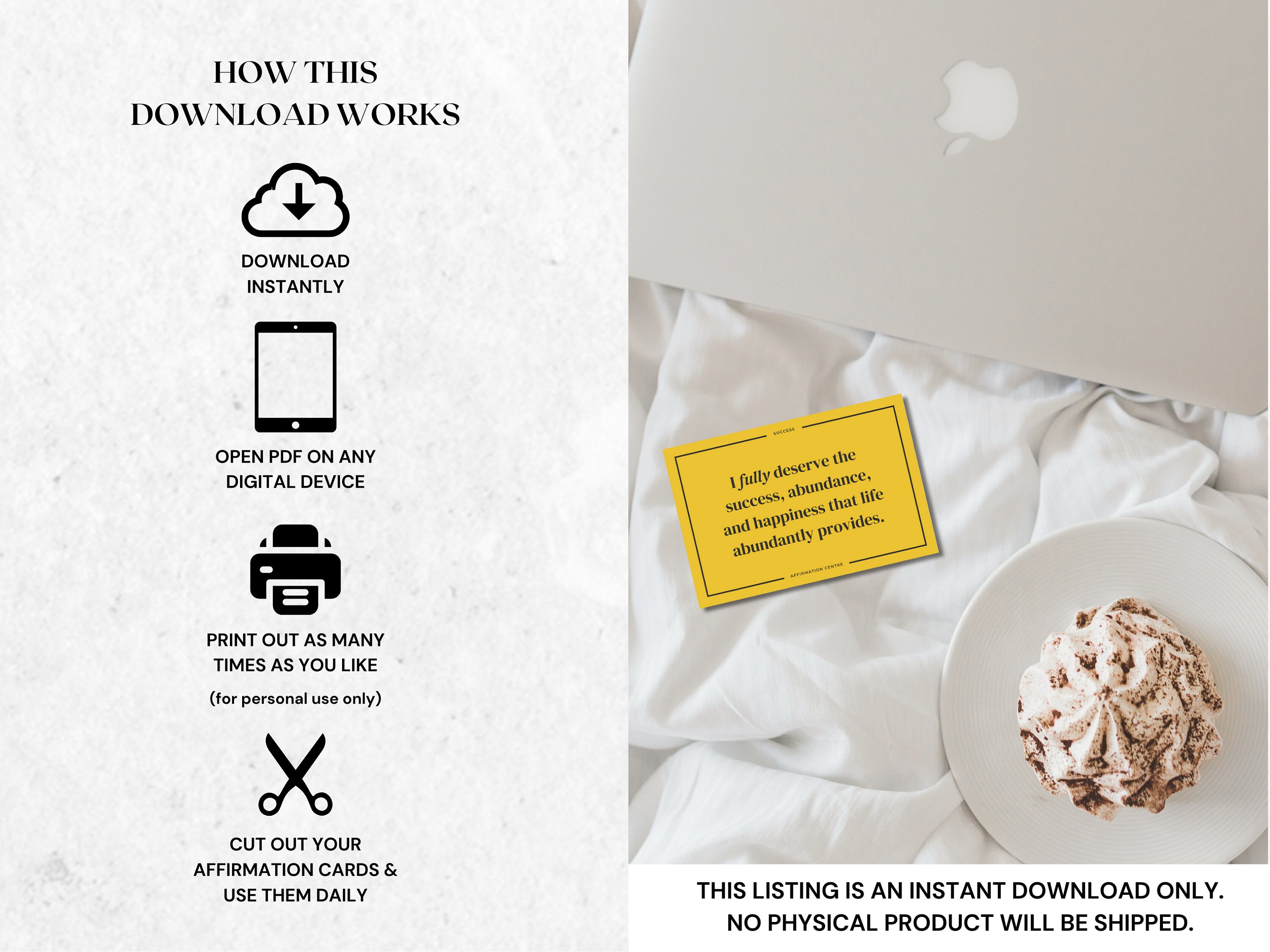 100 Success Affirmation Cards Printable - Success Manifestation ...