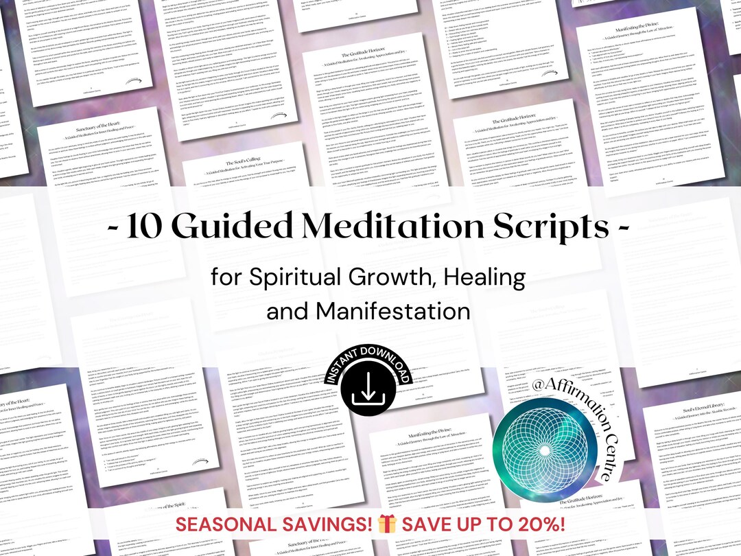 10 Guided Meditation Scripts for Spiritual Growth, Healing and ...