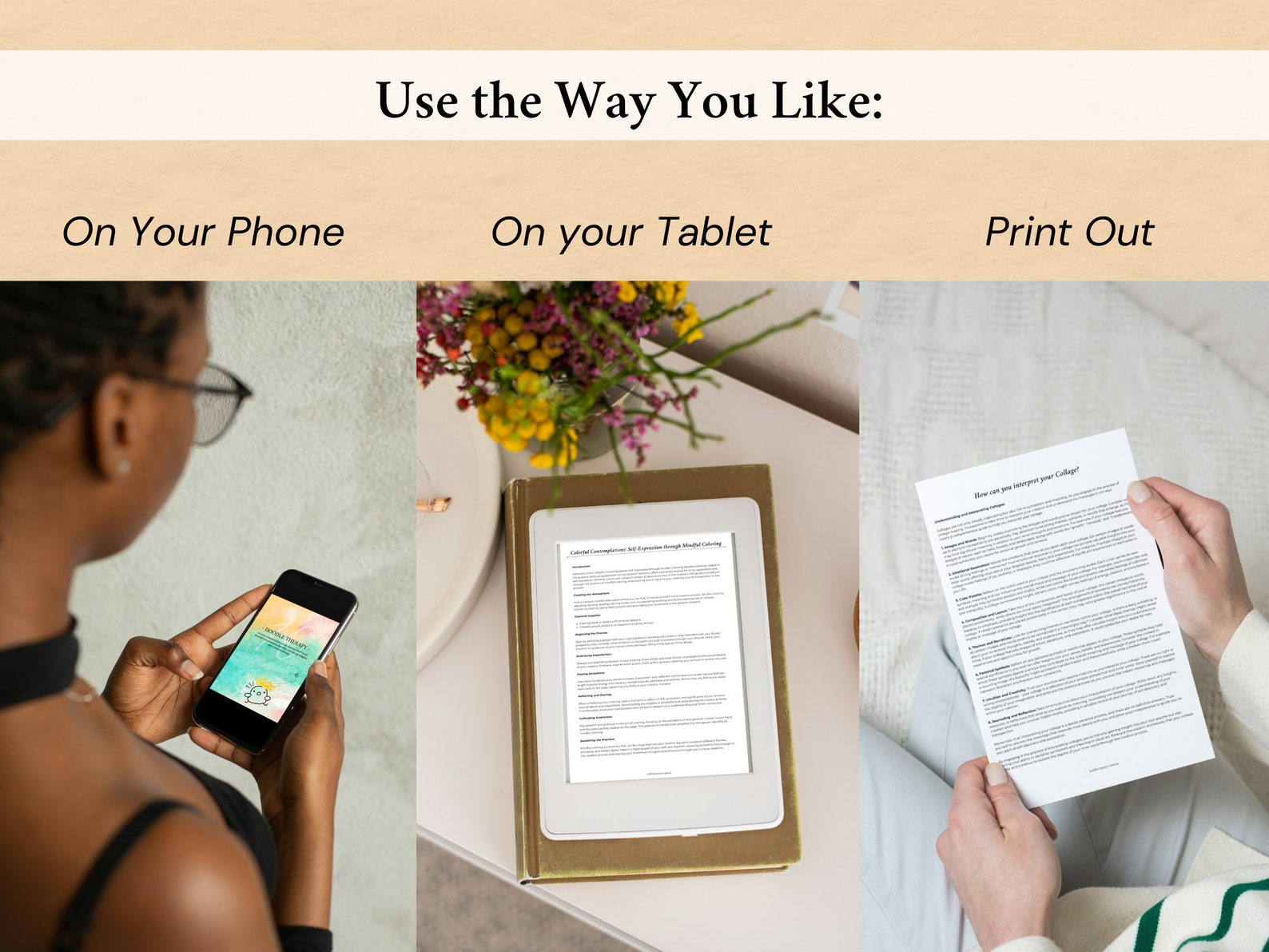 10 Art Therapy Mindfulness Exercises Therapy Worksheets Individual ...