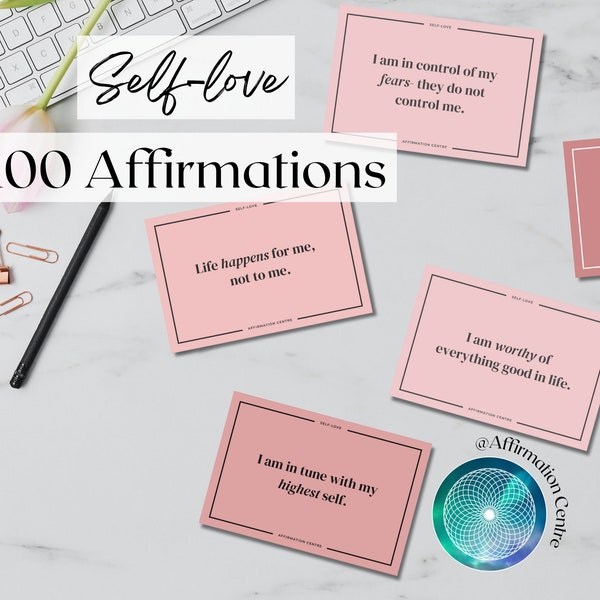 Affirmation Cards Printable - Etsy