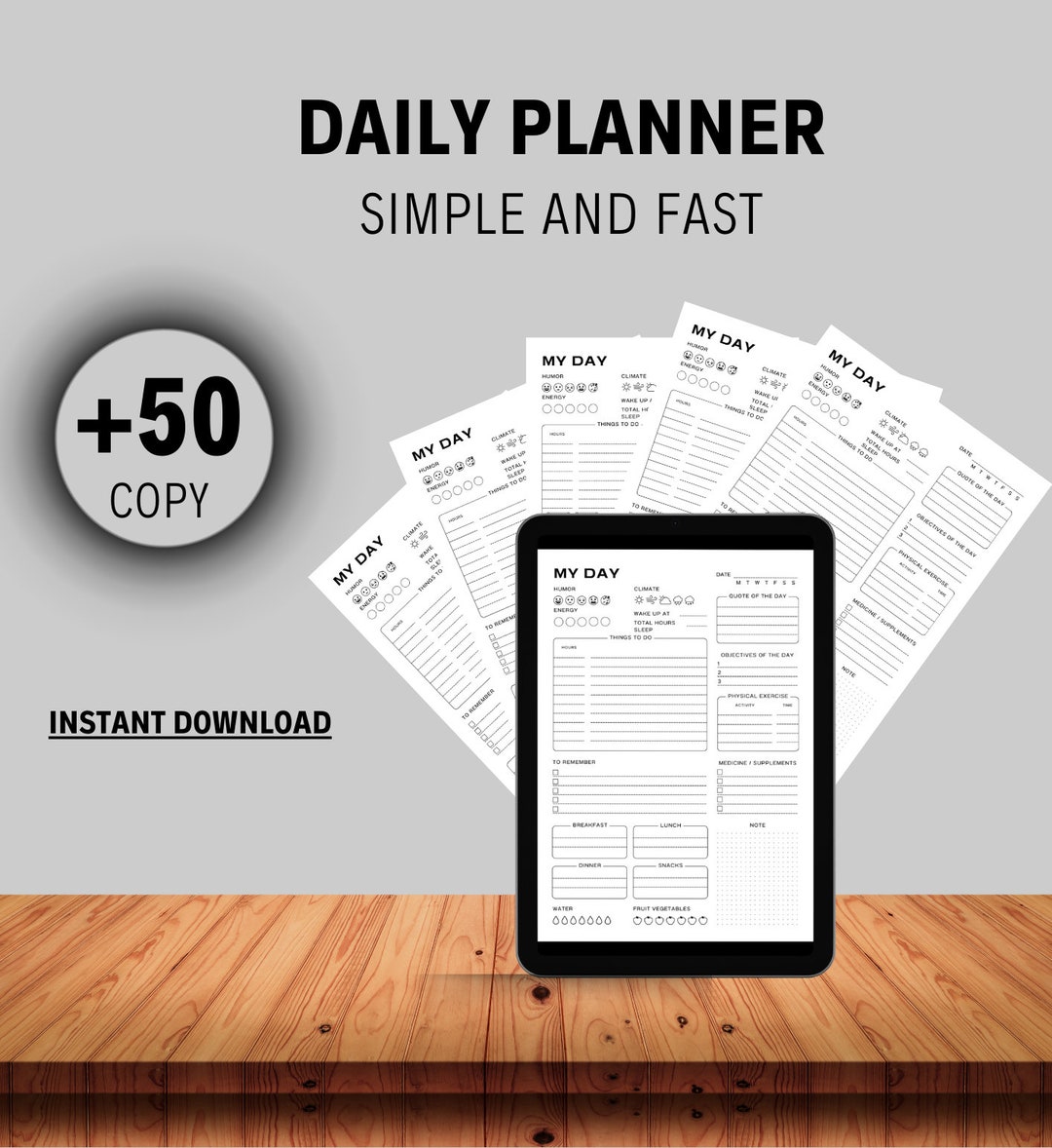 Interactive Agenda: Track, Plan, and Thrive - Etsy