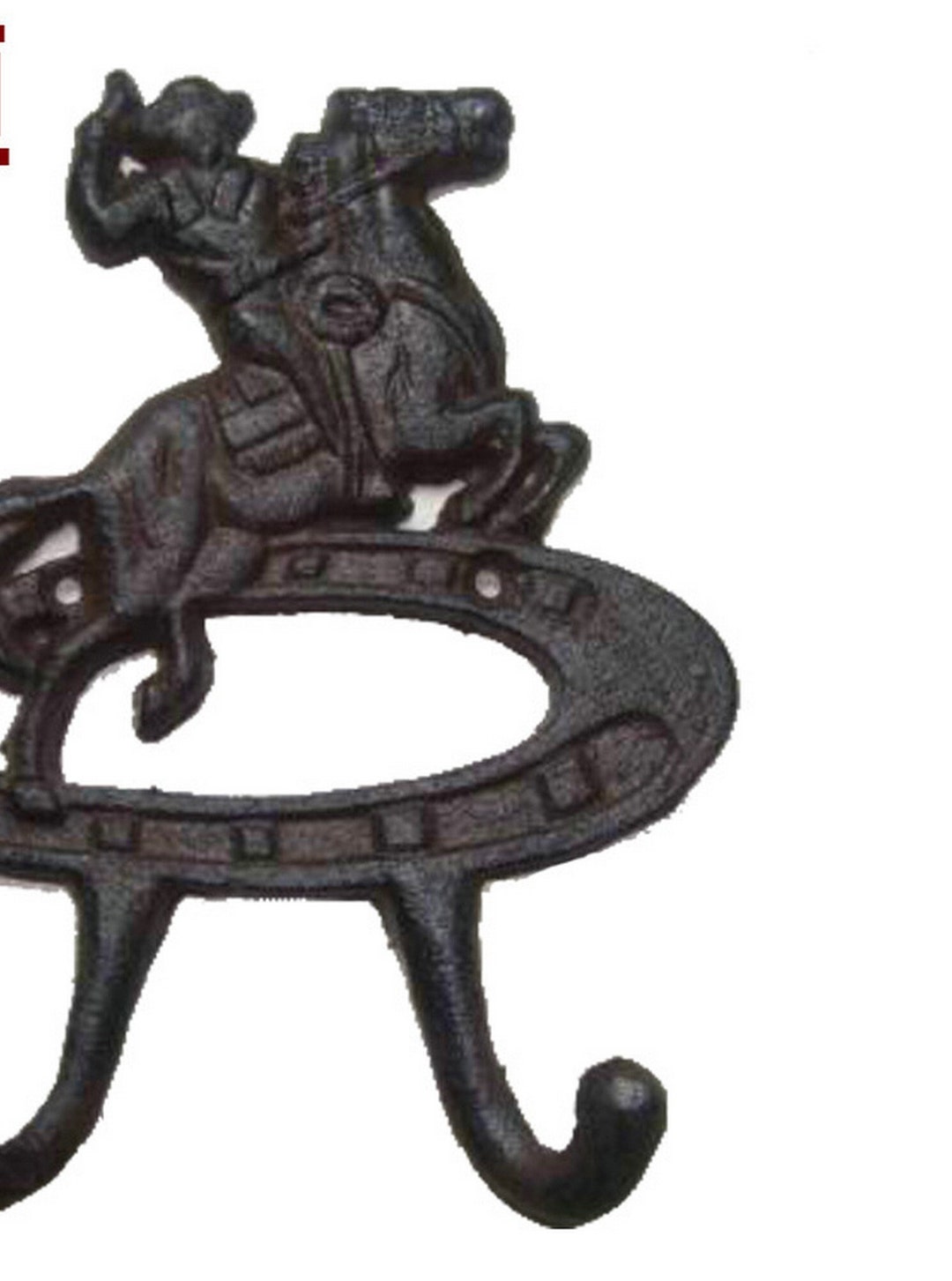 Cast Iron Crafts Horseman Double Hooks Vintage European Iron - Etsy