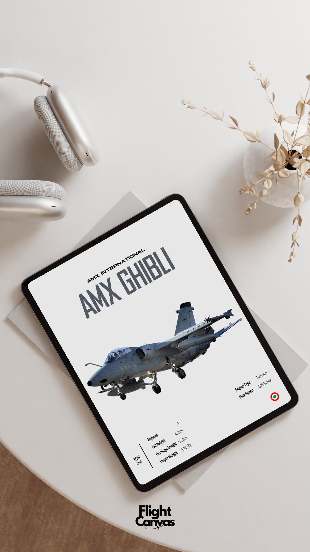 AMX Ghibli Aviation Poster Fighter Jet Pilot Gifts Wall Art Download Helicopter and Drones ...