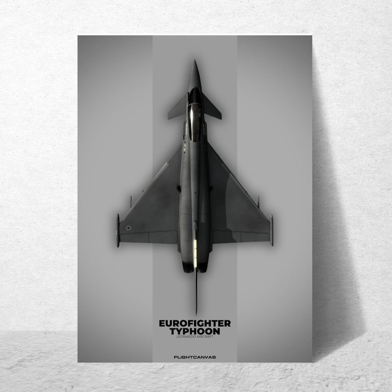 Eurofighter Typhoon [EF 2000] - Aviation Poster Fighter Jet Pilot Gifts ...