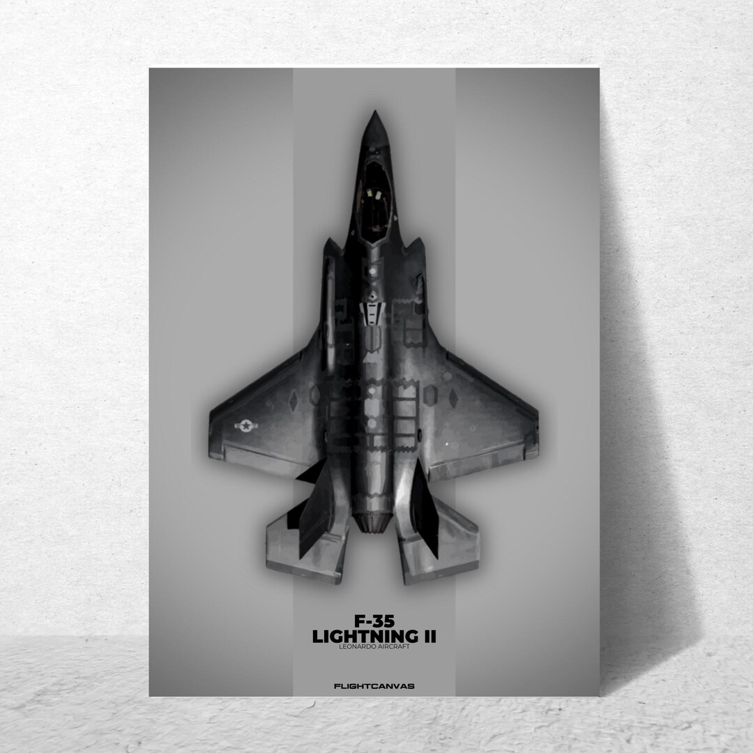 F35 - F 35 AVIATION POSTER Fighter Jet Pilot Gifts Wall Art Digital ...