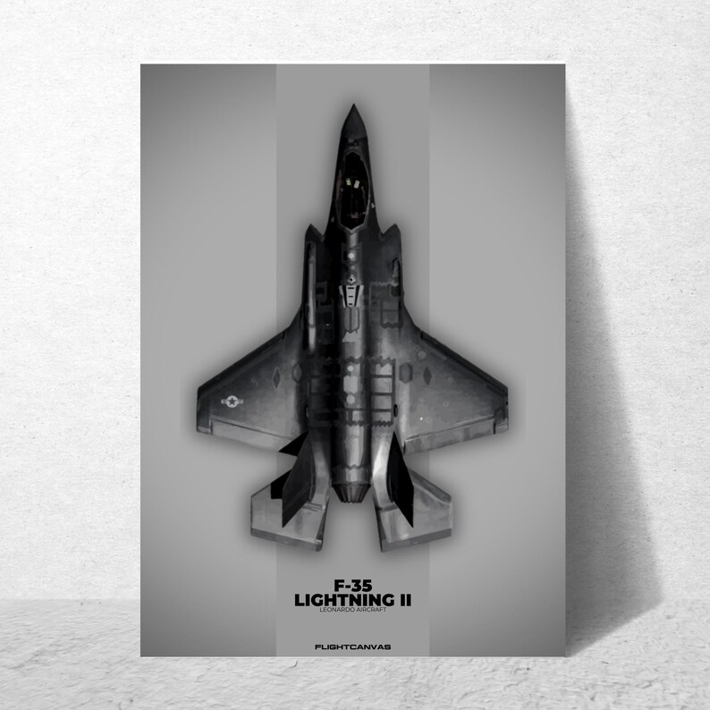 F35 - F 35 AVIATION POSTER Fighter Jet Pilot Gifts Wall Art Digital ...