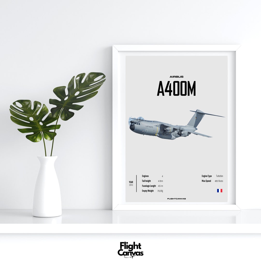 Airbus A400M - Aviation Wall Deco Aviation Line Art for A Pilot Fighter ...