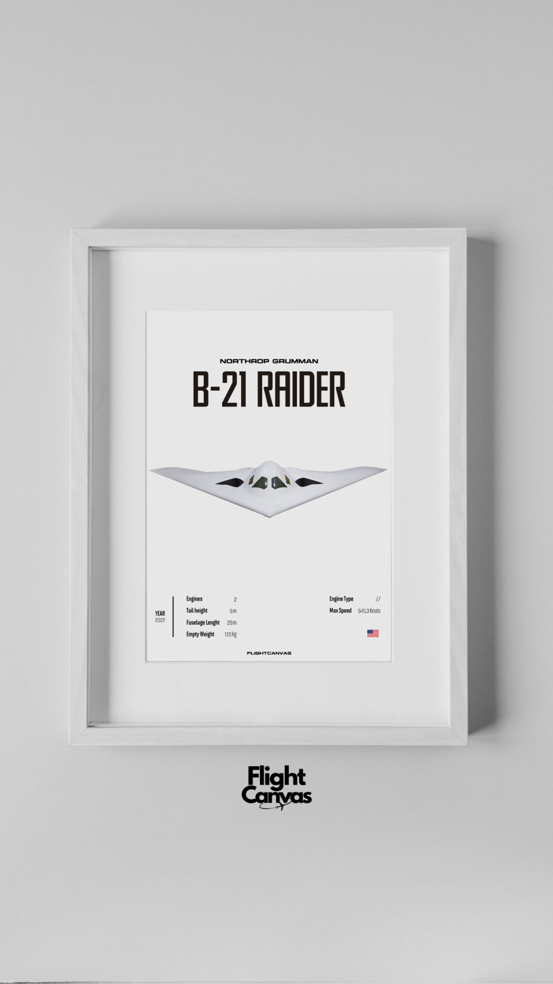 B21 Raider - Aviation Wall Deco Aviation Line Art for A Pilot Fighter ...