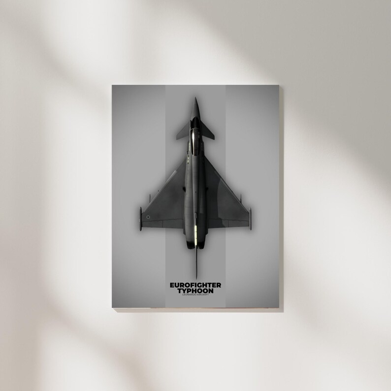 Eurofighter Typhoon [EF 2000] - Aviation Poster Fighter Jet Pilot Gifts ...