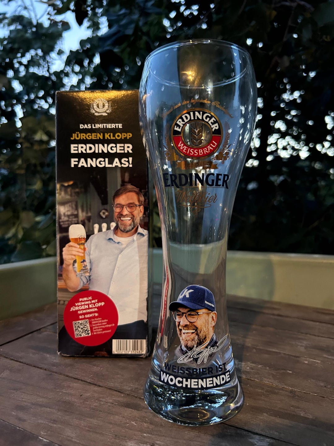 Limited Edition Jürgen Klopp Erdinger Collectors Glass Brand New With ...