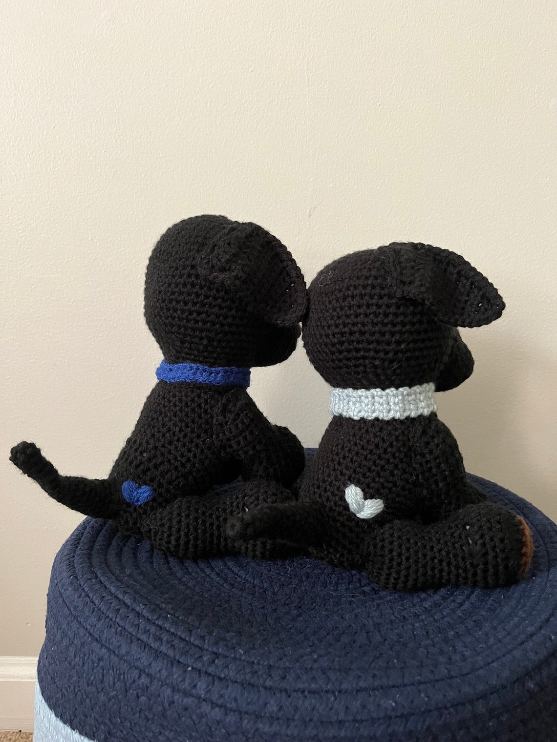 Black Lab Crochet Stuffed Amigurumi - Etsy