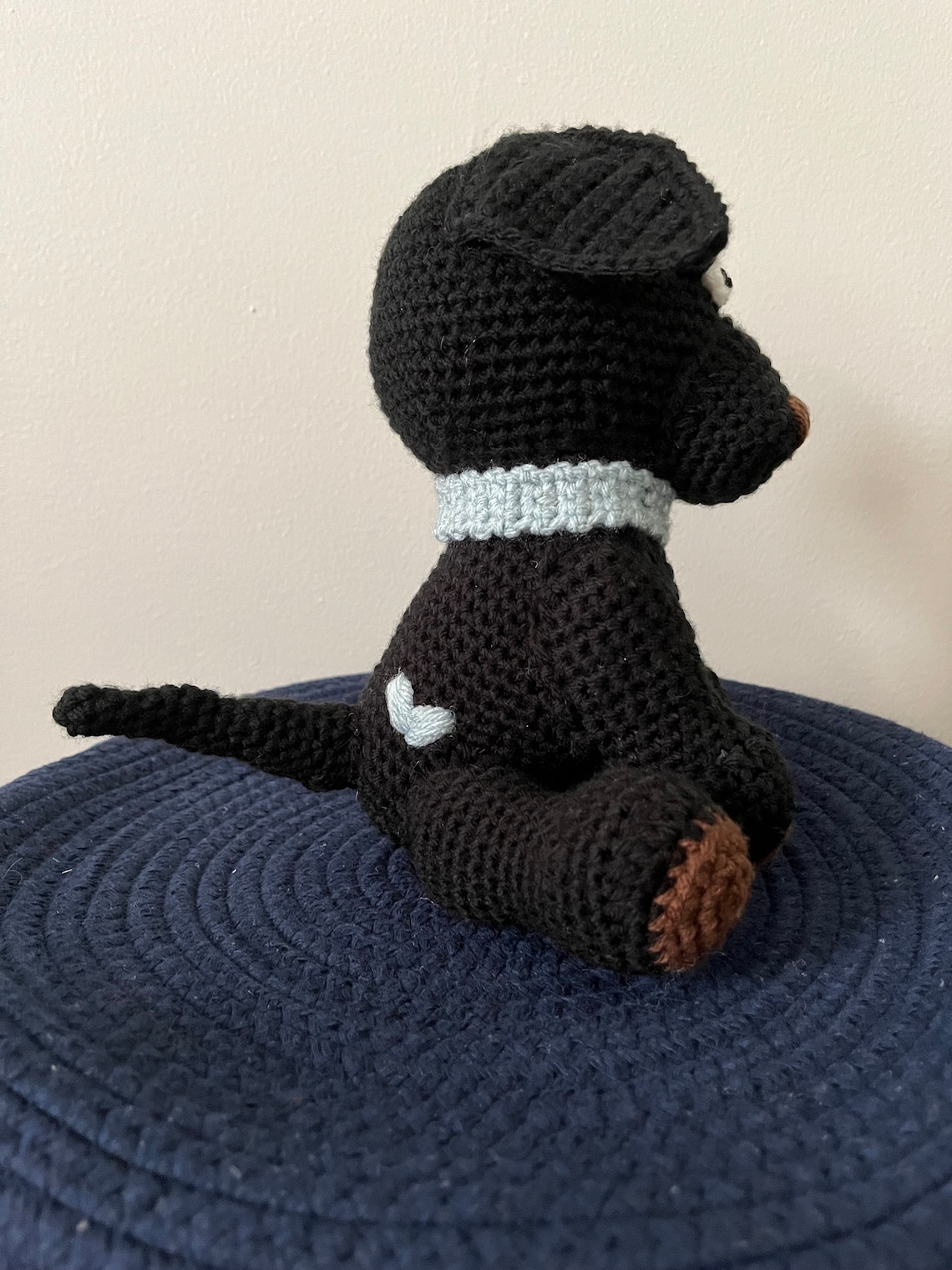 Black Lab Crochet Stuffed Amigurumi - Etsy