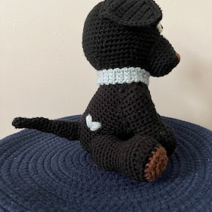 Black Lab Crochet Stuffed Amigurumi - Etsy