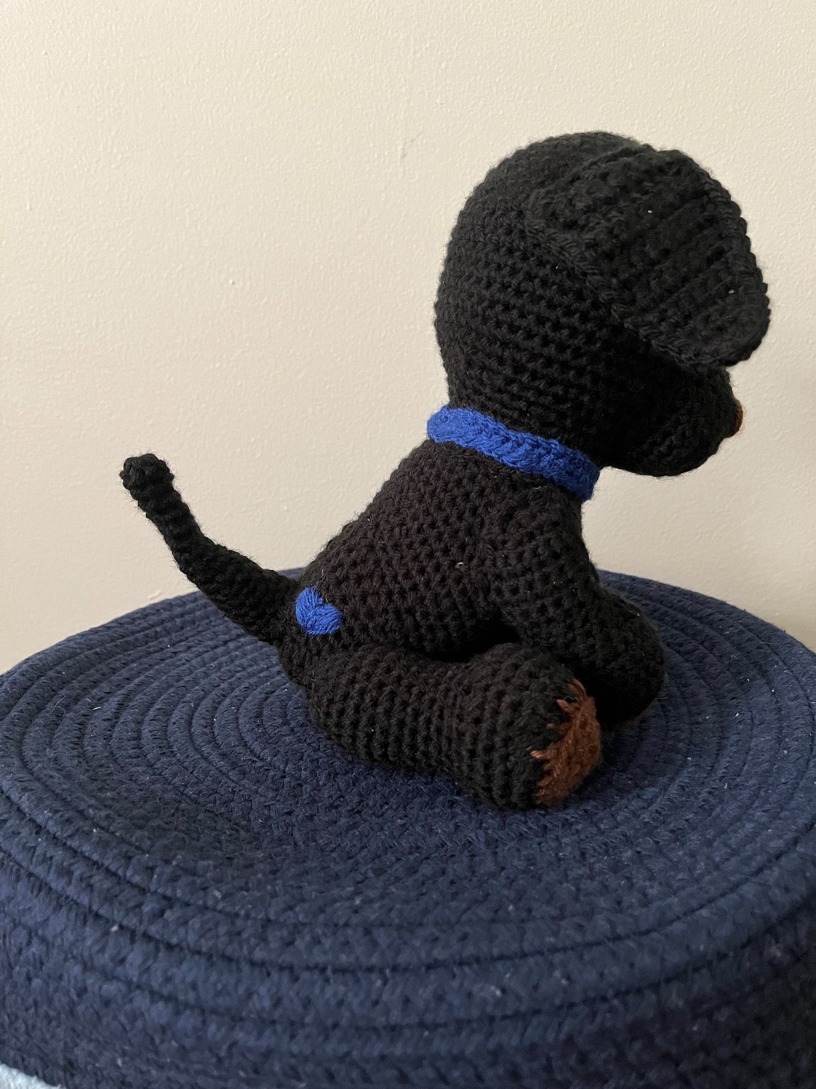 Black Lab Crochet Stuffed Amigurumi - Etsy