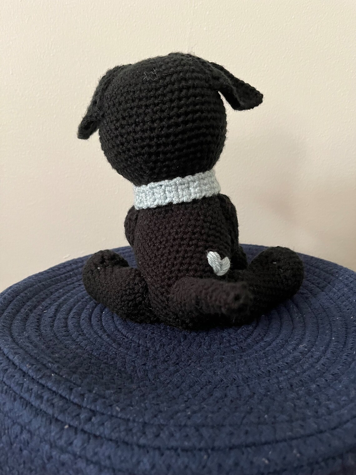 Black Lab Crochet Stuffed Amigurumi - Etsy