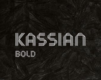 KASSIAN Light | Premium Display Font - Etsy