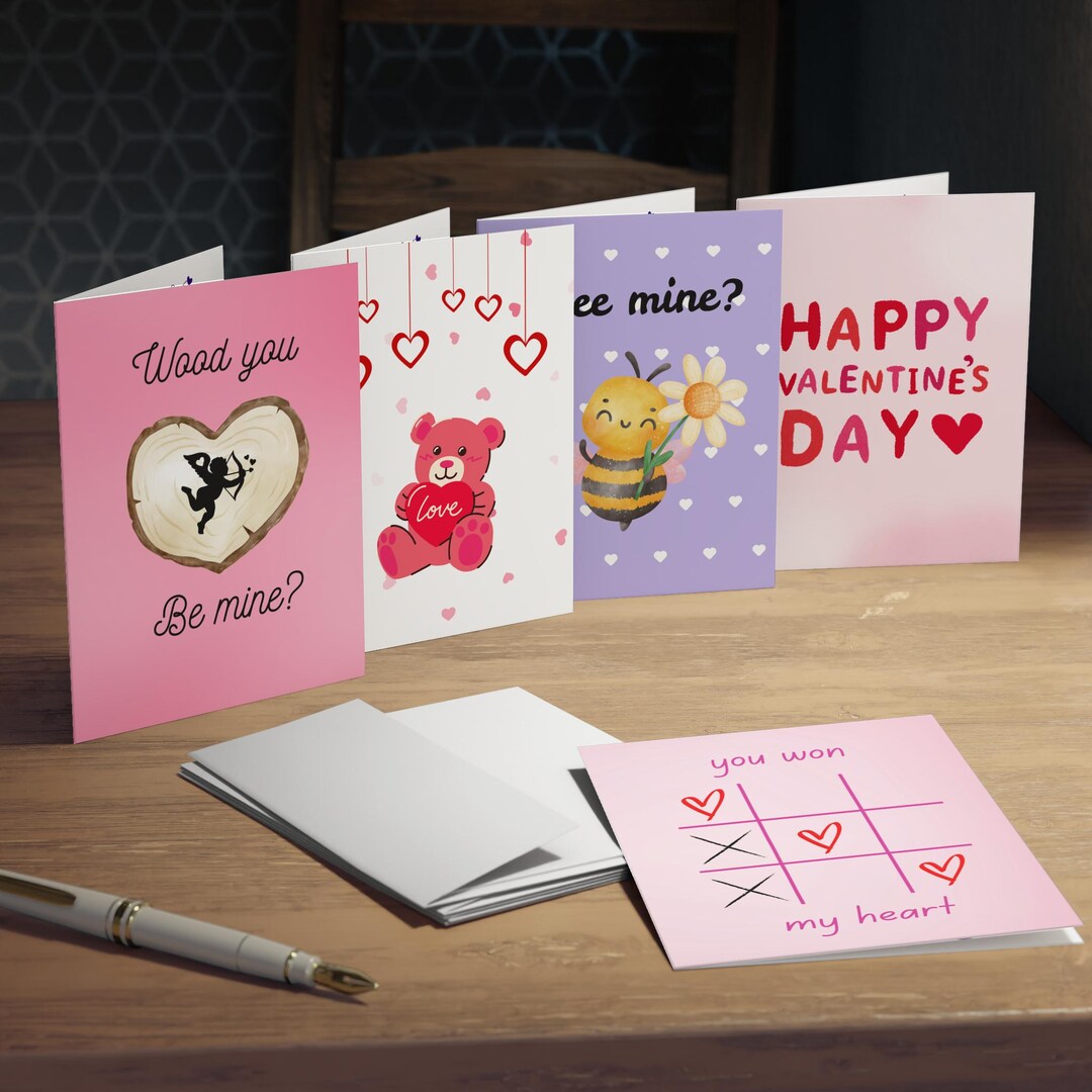 Valentines Day Cards, Greeting Cards, Love Notes, Cute Stationery Set ...