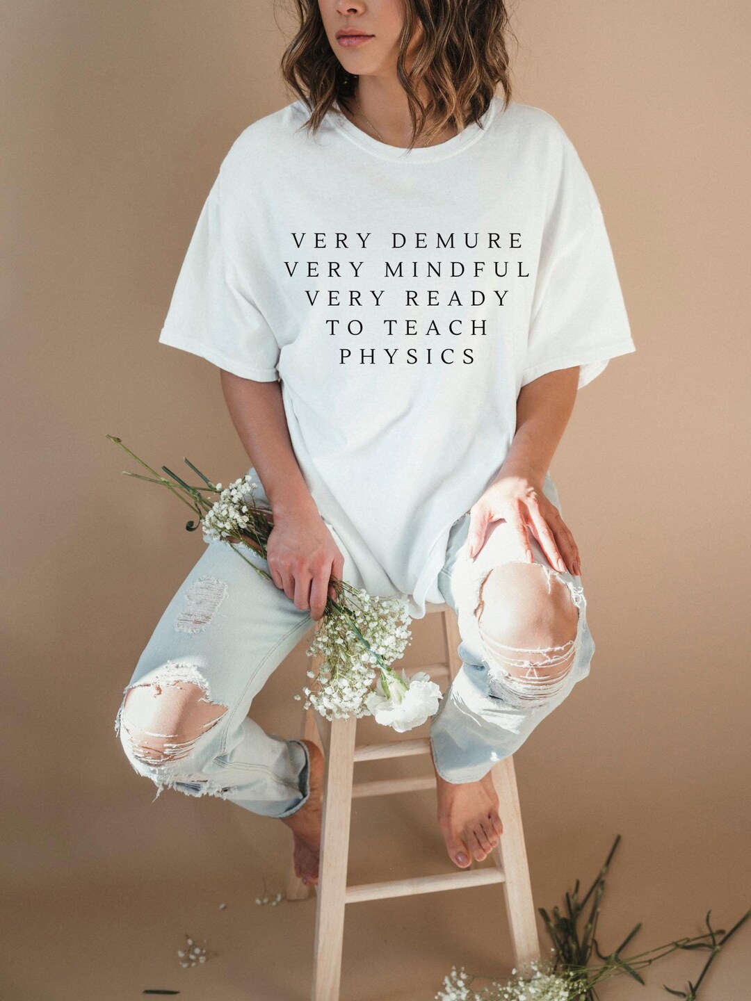 Very Demure Very Mindful Physics Teacher Shirt, Viral Social T-shirt ...