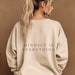 Mindset is Everything Aesthetic Sweater Minimal Sweater - Etsy