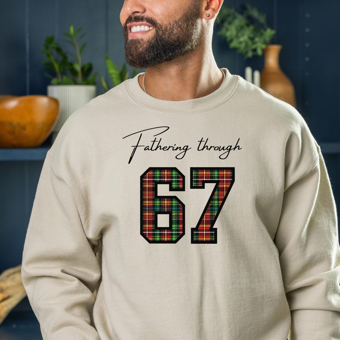 Six Seven Viral Meme Jumper, Funny Meme Father 67 Christmas Sweater ...