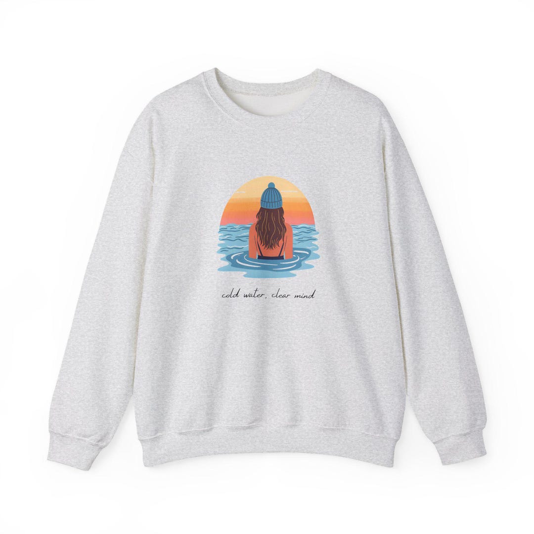 Cold Water Clear Mind Wild Swimming Jumper, Wild Swimmer Gift, Cold ...