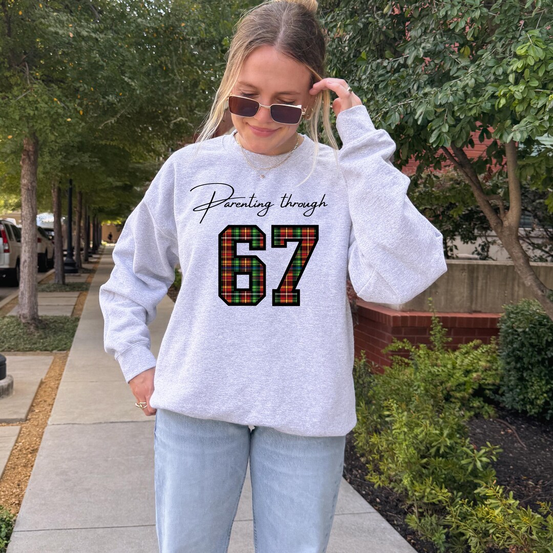 Six Seven Viral Meme Jumper, Funny Meme Parent 67 Christmas Sweater ...