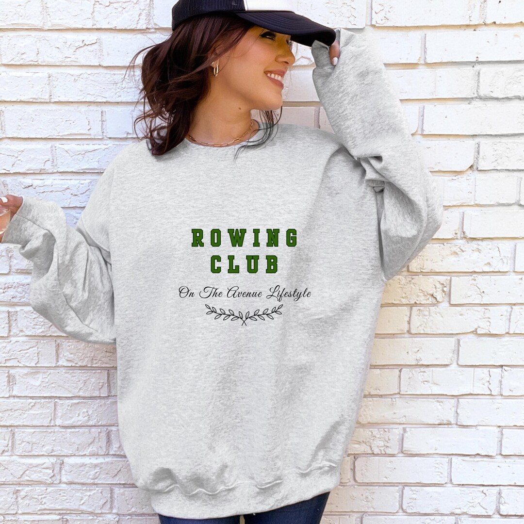 Rowing Club Sweater, Varsity Font Sweater, Old Money Aesthetic, Tennis ...