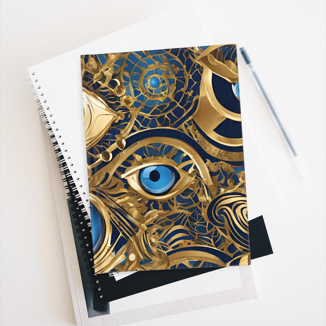 Evil Eye Journal, All Seeing Third Eye Stationery, Spiritual Writing ...