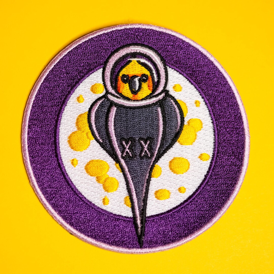 Fly Me to the Moon Cockatiel Patch - Etsy