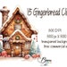 15 Gingerbread Clipart, Christmas Clipart, Gingerbread House Clipart ...