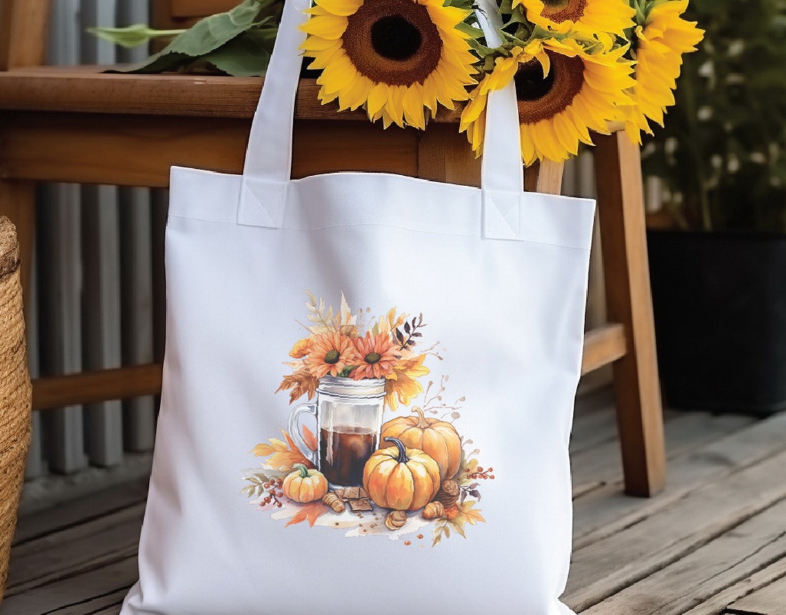 15 Bundle Fall Coffee Clipart, Iced Coffee Clipart, Thanksgiving ...