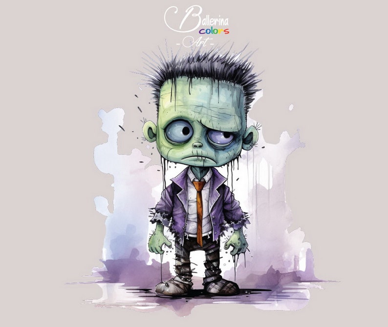 15 Halloween Characters Clipart, Halloween Creatures Png, Creepy ...