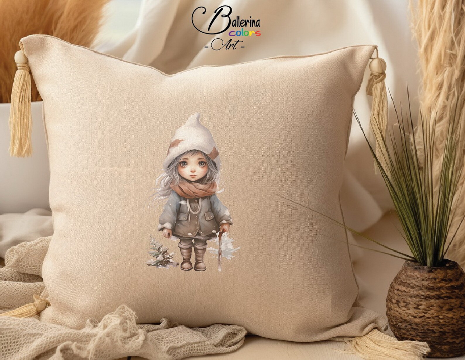 15 Winter Clipart, Bundle Christmas Gnome Png, Winter Gnome Clipart ...