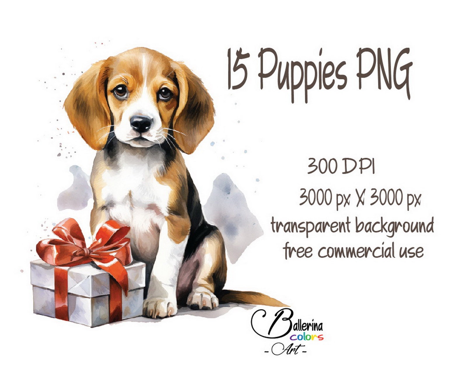 15 Puppy Clipart, Dog PNG, Gift Clipart, Puppies PNG, Cute Dog Clipart ...