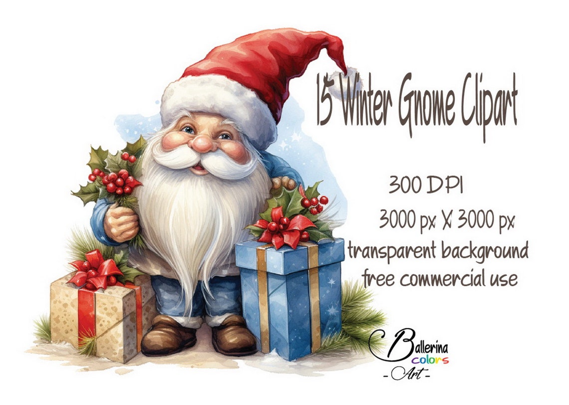 15 Gnome Clipart, Christmas Gnome PNG, Bundle Gnome Clipart, Nordic ...